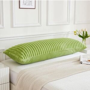 Bedding | Fluffy Body Pillow Cover Luxury Textured Vertical Soft Cozy ...